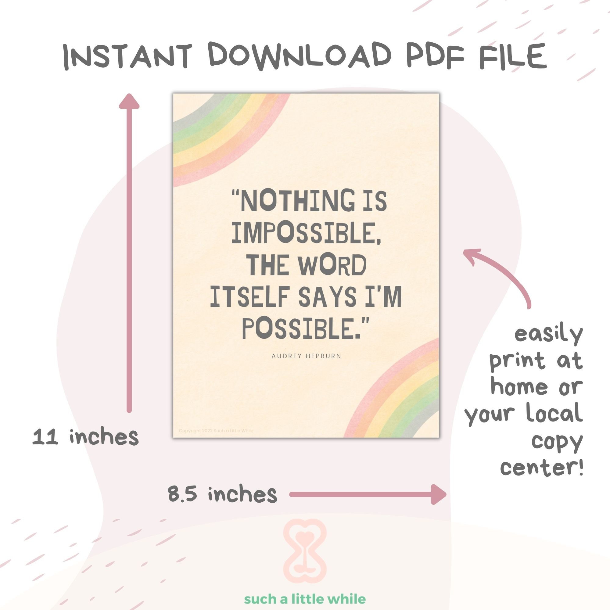 Growth Mindset Posters for Classrooms quotes for Kids Printable PDF ...