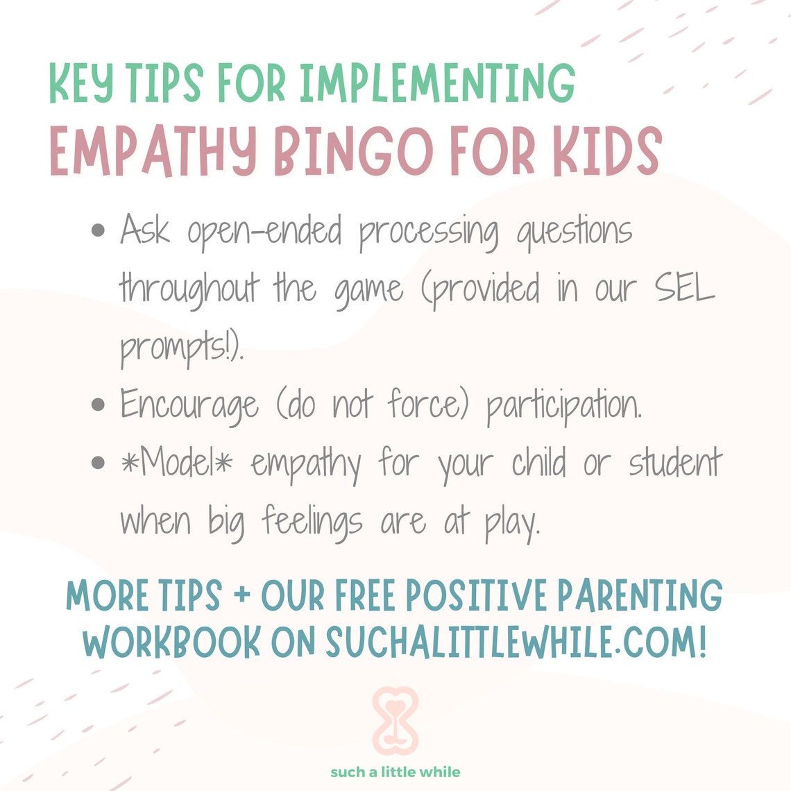 Empathy Bingo Printable PDF for Kids | Empathy Activities, Exercises ...