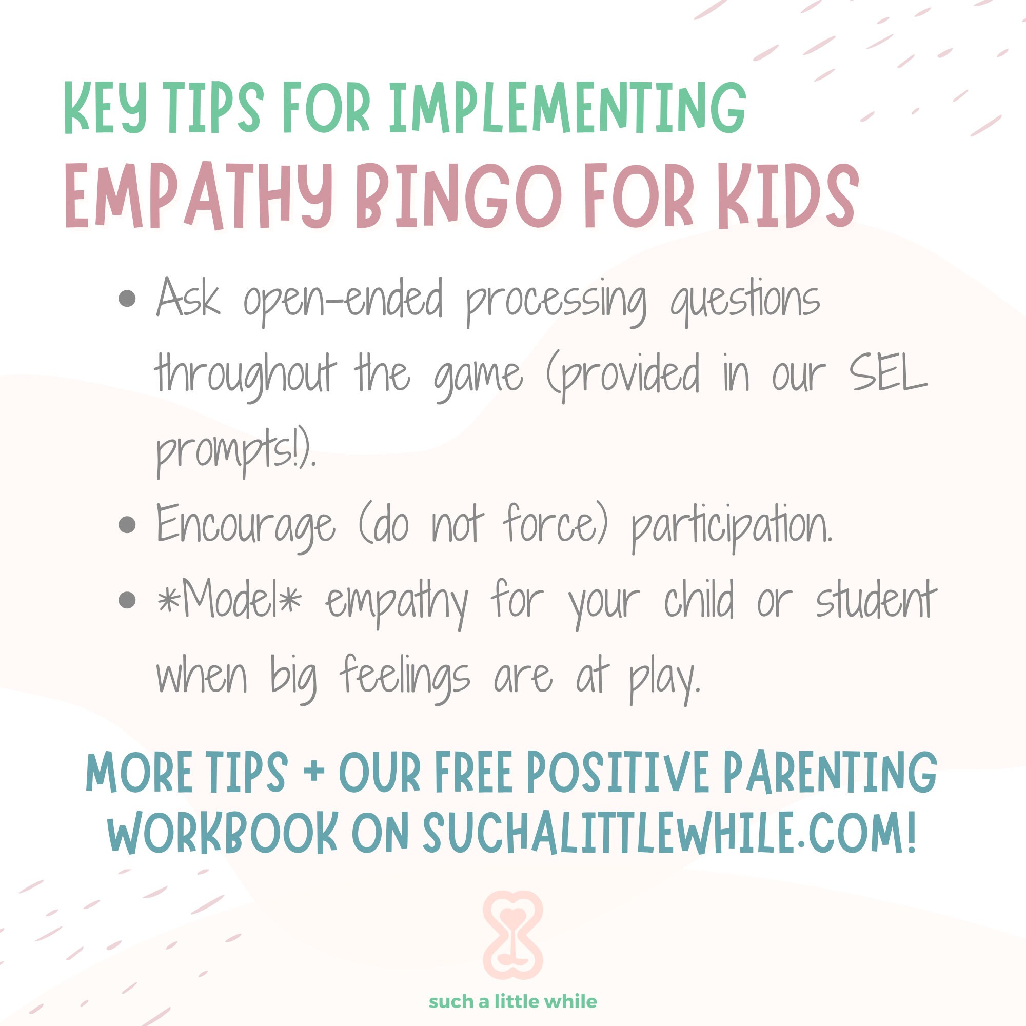 Empathy Bingo Printable PDF for Kids | Empathy Activities, Exercises ...