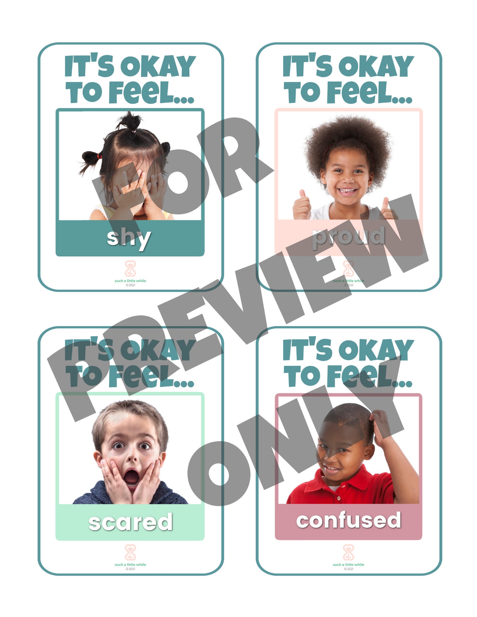 Printable FEELINGS FLASHCARDS | Emotions Flashcards PDF | Calm Down ...