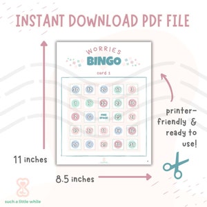 Anxiety Activities for Kids PDF Bundle | SEL Grounding Activities, List ...