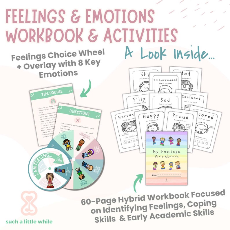 Feelings and Emotions for Preschool/kindergarten PDF Bundle of ...