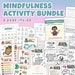 Mindfulness Activities for Kids Pdfs Bundle for Elementary & Middle ...