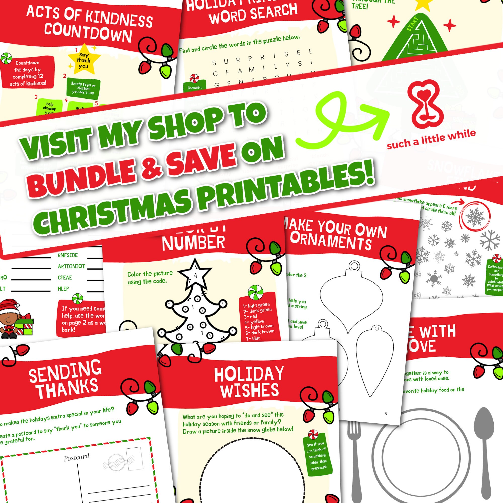Christmas Printable Ornaments for Kids | Printable Christmas ...