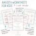 Anxiety Activities for Kids PDF Bundle | SEL Grounding Activities, List ...
