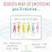 Bodily Map of Emotions PDF for Kids | Emotions Map Tool/poster/chart ...