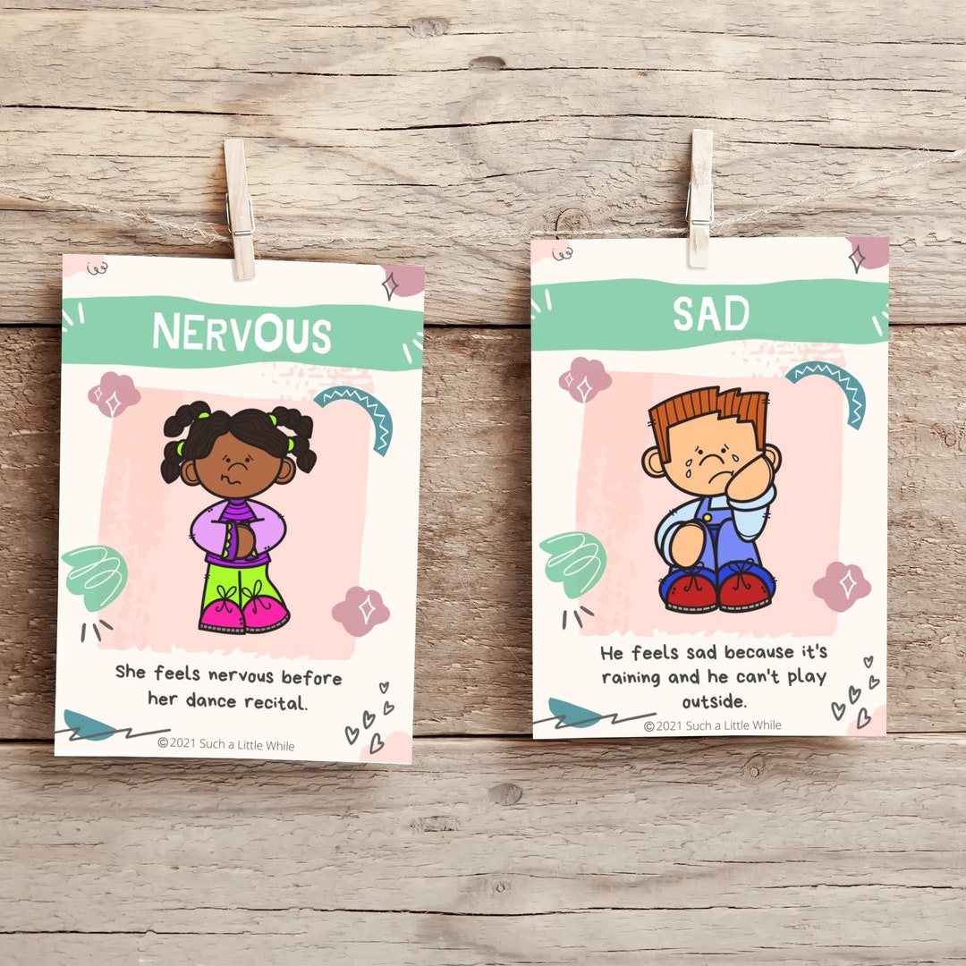 Emotions Cards Printable for Kids | Emotions Cards PDF | Feelings Cards ...