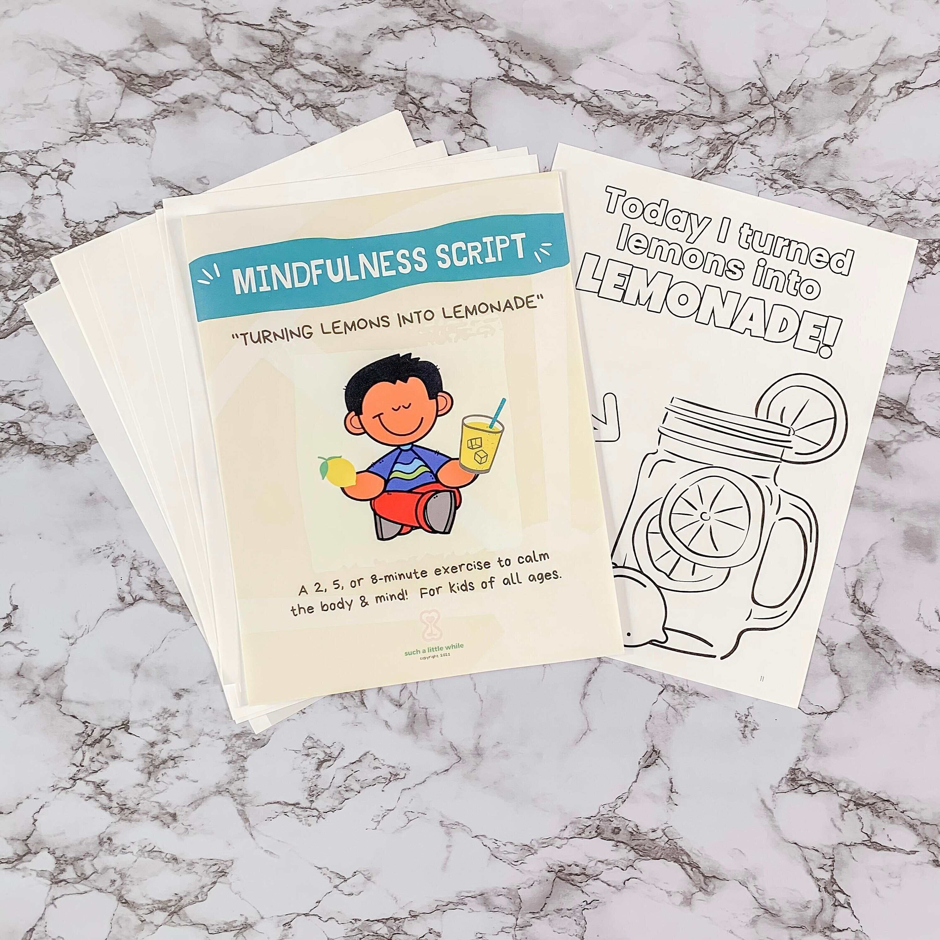 Mindfulness Exercise for Kids | Parent & Teacher Scripts | PRINTABLE ...