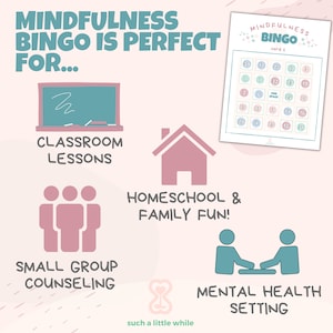 Mindfulness BINGO PDF Game Cards for Kids | 32 Printable Activities for ...