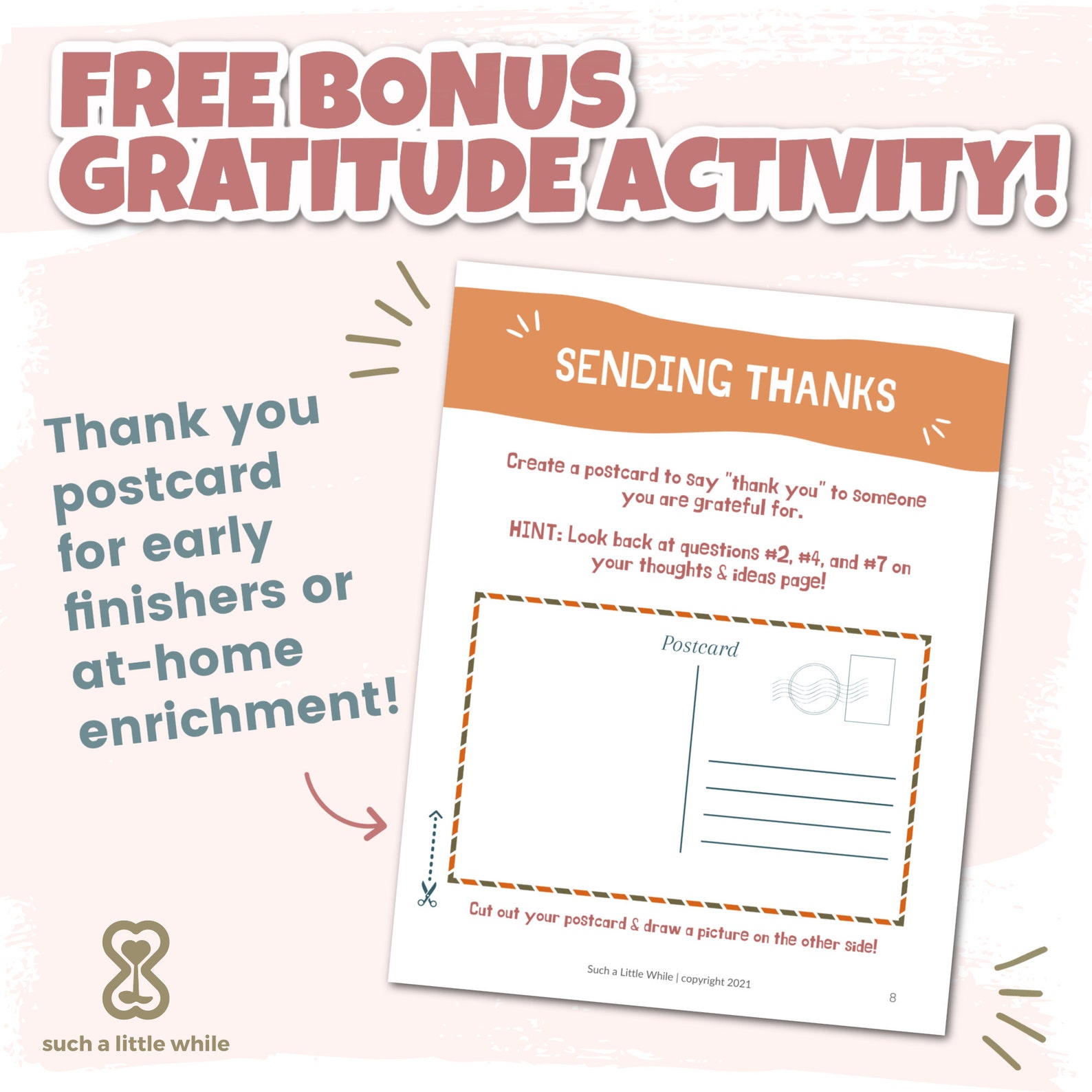 Gratitude Tree Activity Kit | Printable Template | Kids Thanksgiving ...