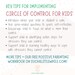 Circle of Control for Kids Printable Template & Activities | Sphere of ...