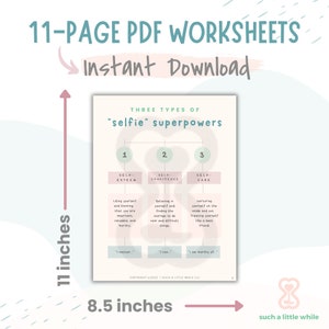 Self-esteem Worksheets for Kids | Printable PDF Workbook Activities for ...
