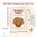 Thankful Turkey Printable Activity Kit PDF With Thanksgiving Gratitude ...