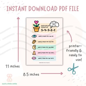 Mindfulness Activities for Kids Pdfs Bundle for Elementary & Middle ...
