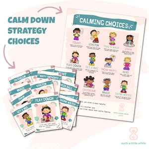 Calm Down Corner Printable Kit for Kids INSTANT PDF DOWNLOAD Calm Down ...