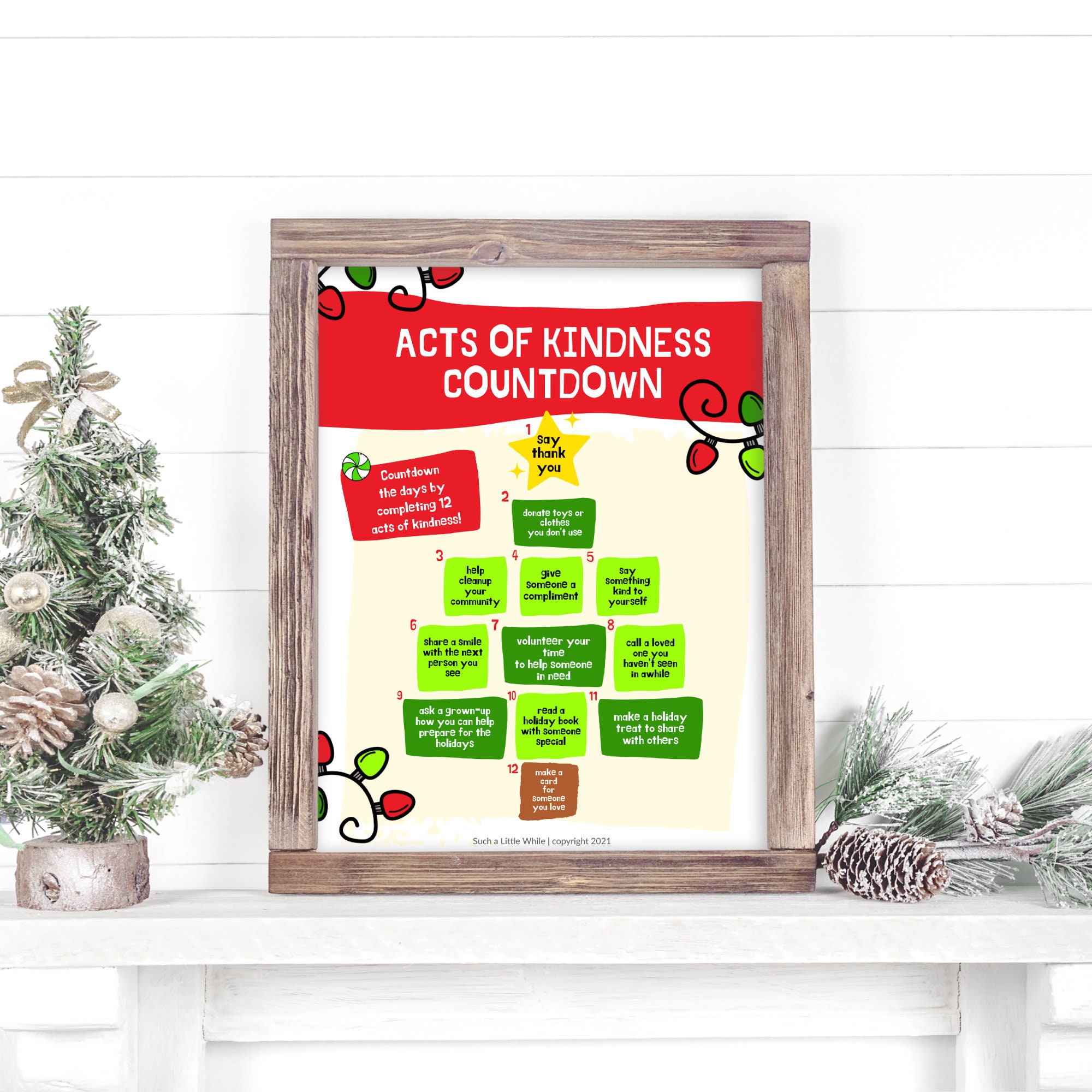 10 Christmas Printable Activities for Kids | Teaching KINDNESS ...