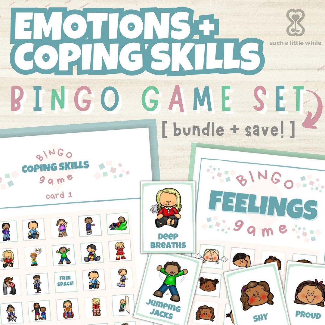 Emotions & Calming Strategies BINGO Bundle: Save on 2 Printable ...