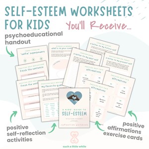 Self-esteem Activities for Students Bundle | Workbook, Fun Games ...