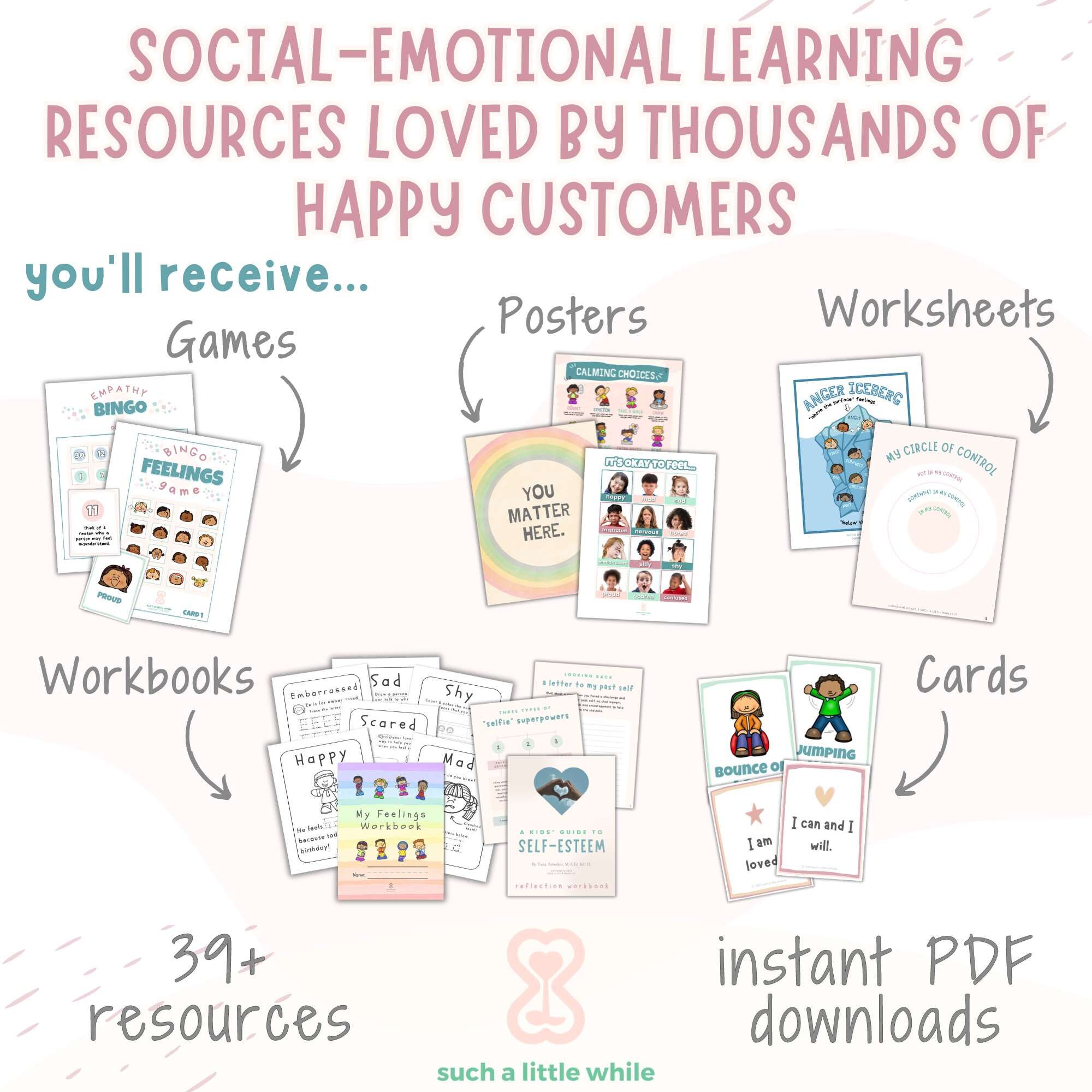 Social-emotional Learning Printable Activities for Kids: *ultimate SEL ...