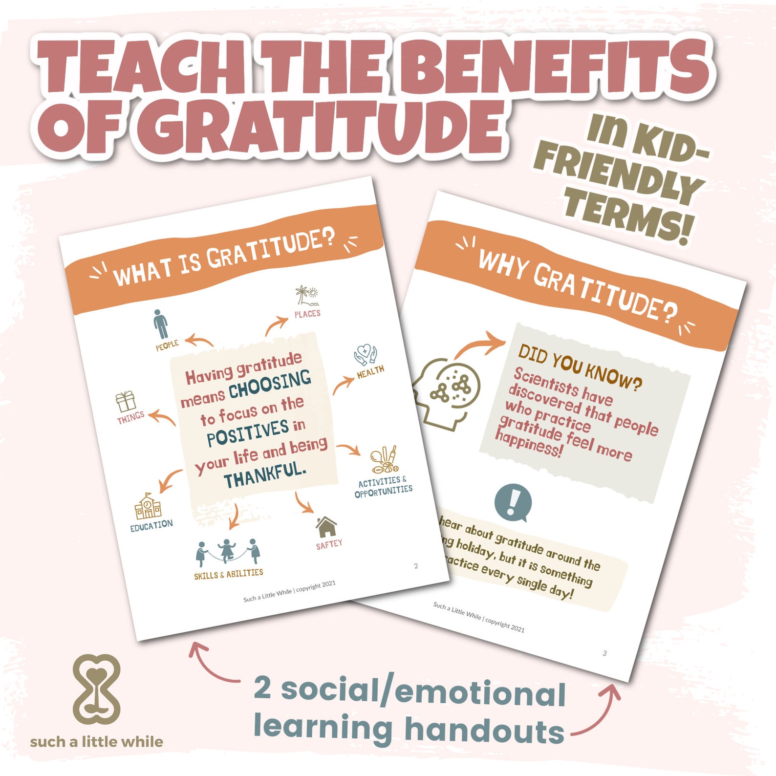 Gratitude Tree Activity Kit | Printable Template | Kids Thanksgiving ...