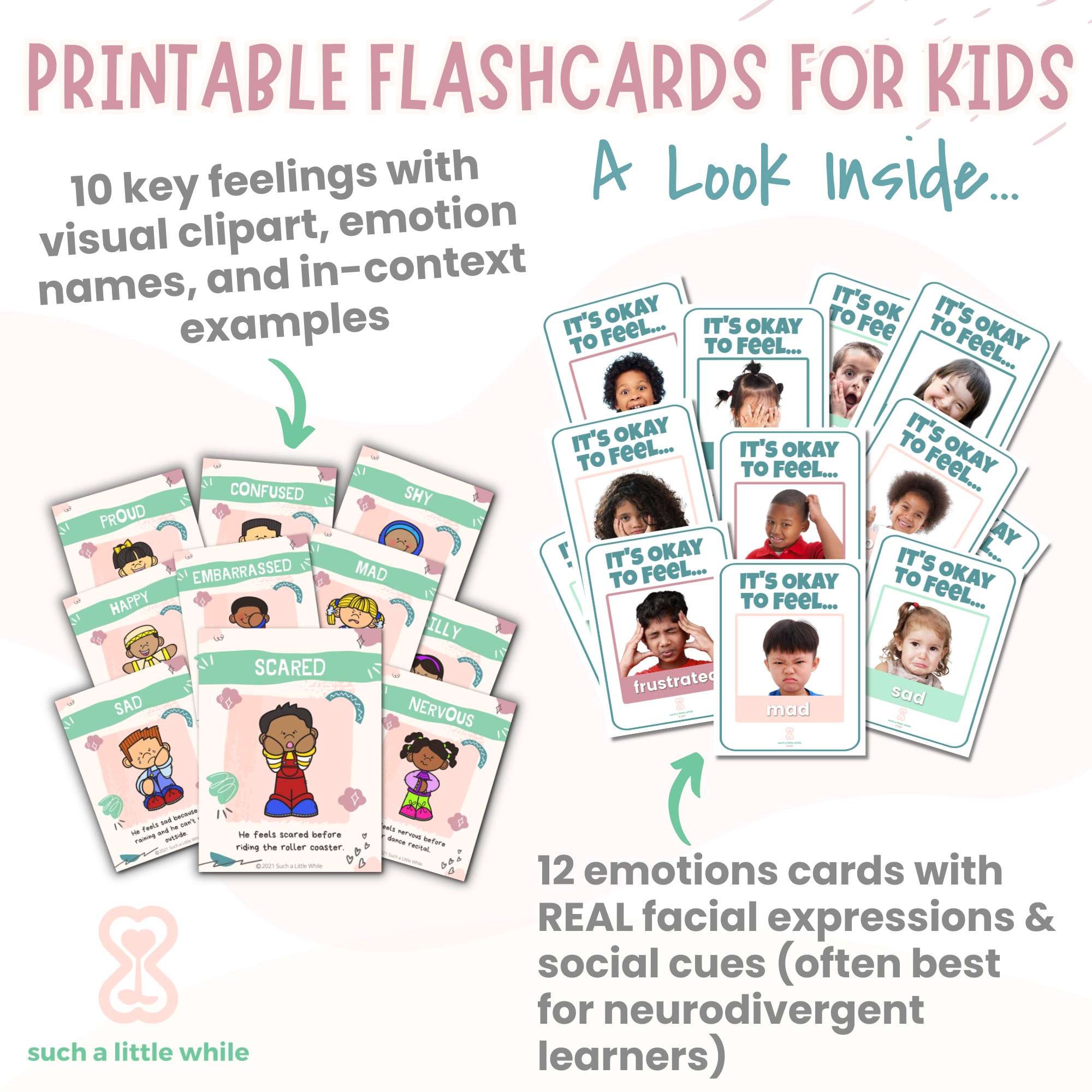 Feelings and Emotions for Preschool/kindergarten PDF Bundle of ...