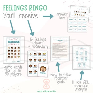 Emotions & Calming Strategies BINGO Bundle: Save on 2 Printable ...