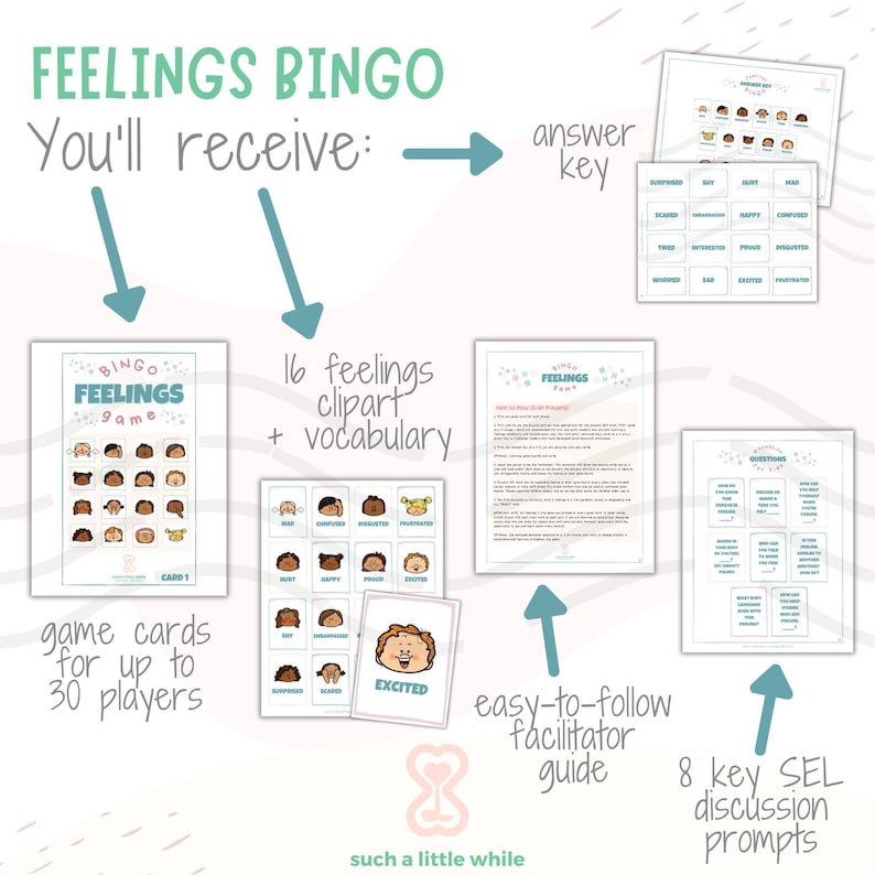 Emotions & Calming Strategies BINGO Bundle: Save on 2 Printable ...