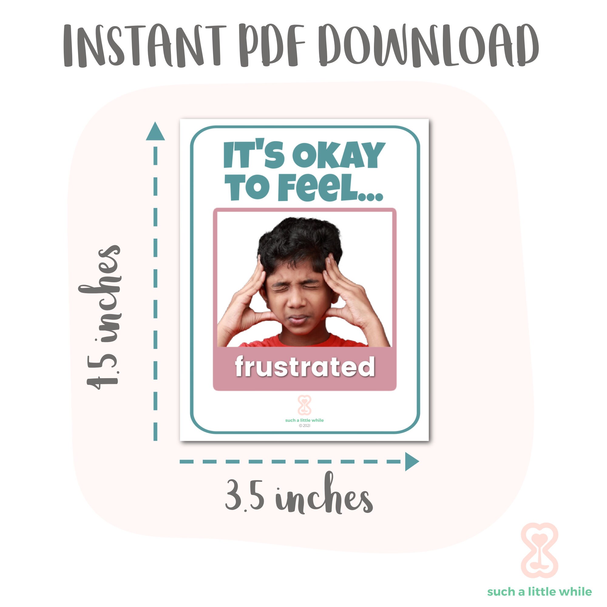 Printable FEELINGS FLASHCARDS Emotions Flashcards PDF Calm Down Corner ...