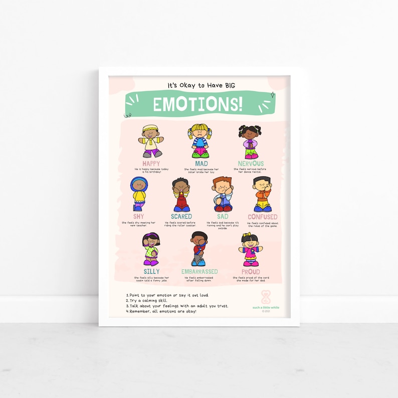 Calm Down Corner Printable Kit for Kids | INSTANT PDF DOWNLOAD | Calm ...