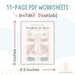 Anxiety Worksheets for Kids | Coping Skills for Worries Workbook ...