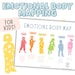 Bodily Map of Emotions PDF for Kids | Emotions Map Tool/poster/chart ...