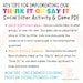 Think It or Say It Social Filter Activity & Kids Game PDF (50 ...