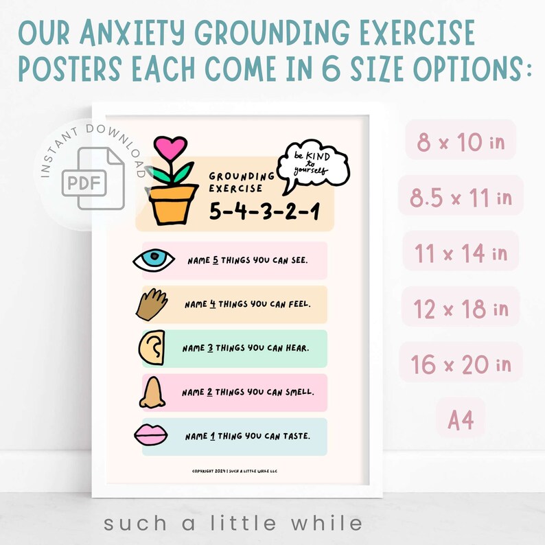 Mindfulness Activities for Kids Pdfs Bundle for Elementary & Middle ...