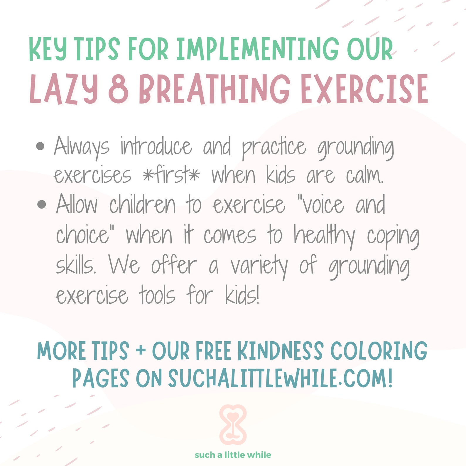 Lazy 8 Breathing Exercise PDF for Kids | Mindful Breathing Activity for ...