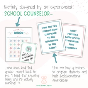 Empathy Bingo Printable PDF for Kids | Empathy Activities, Exercises ...