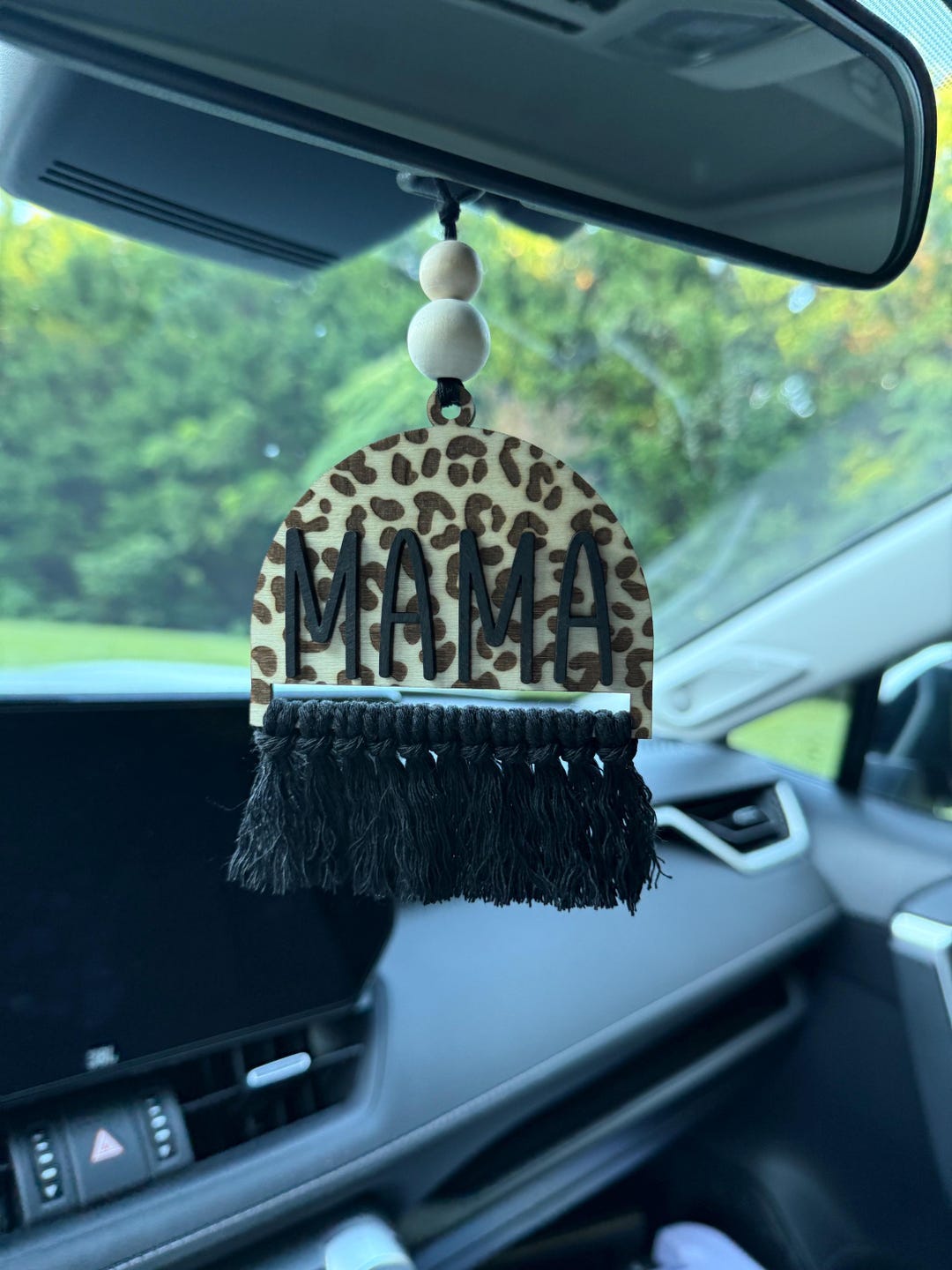 Cheetah Print Mama Car Charm - Etsy