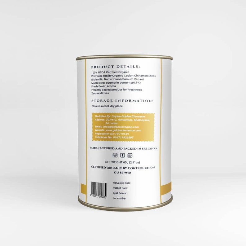 Ceylon Cinnamon | Organic Ceylon Cinnamon Sticks (grade C5) - Etsy