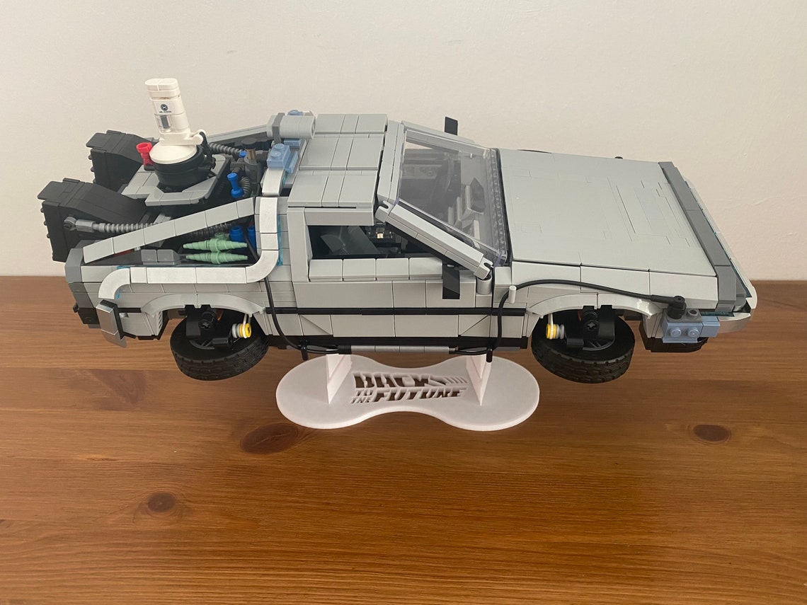Lego Back to the Future Delorean Stand 10300. - Etsy
