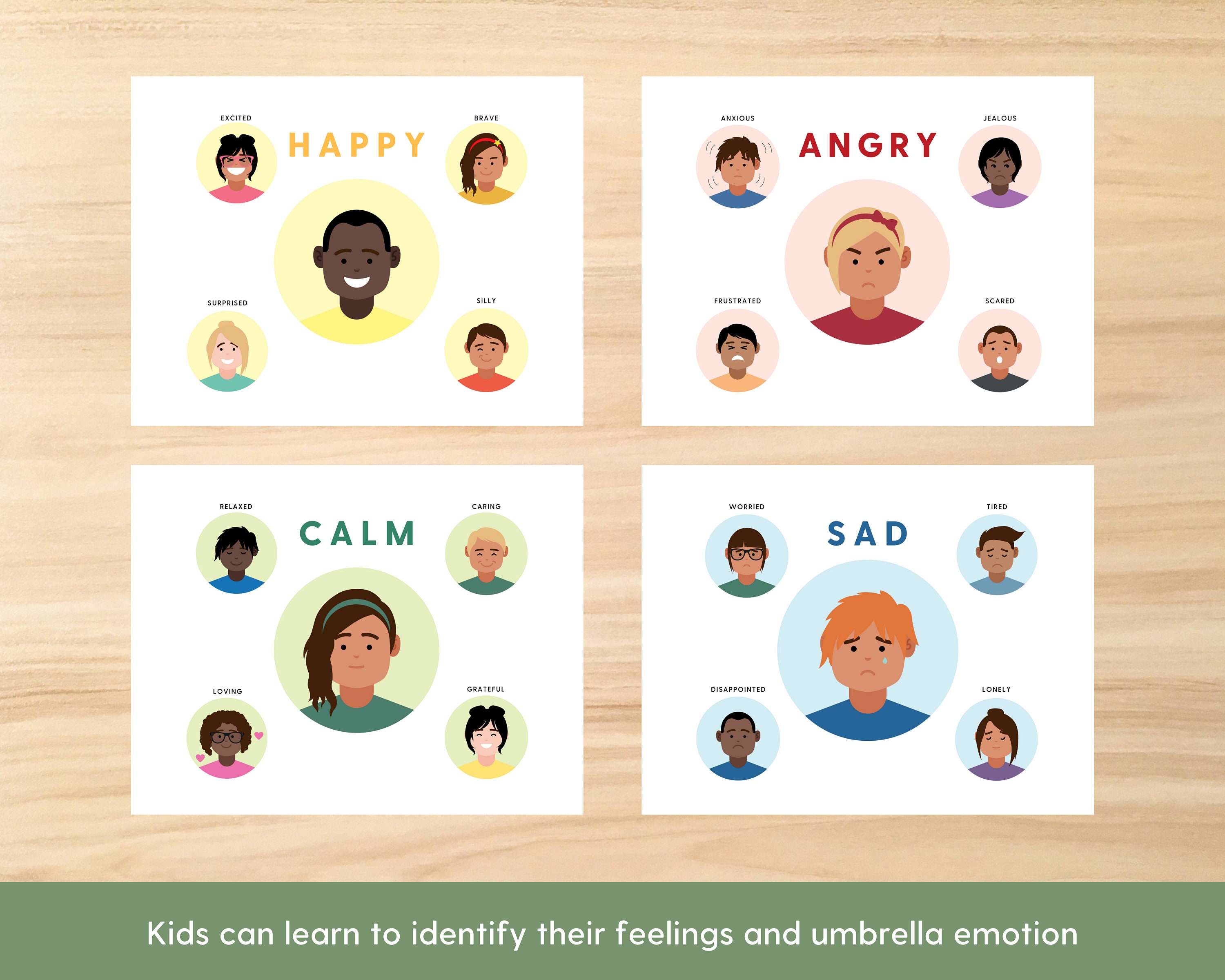 Feelings Kit for Kids Calm Down Corner Mindfulness | Etsy