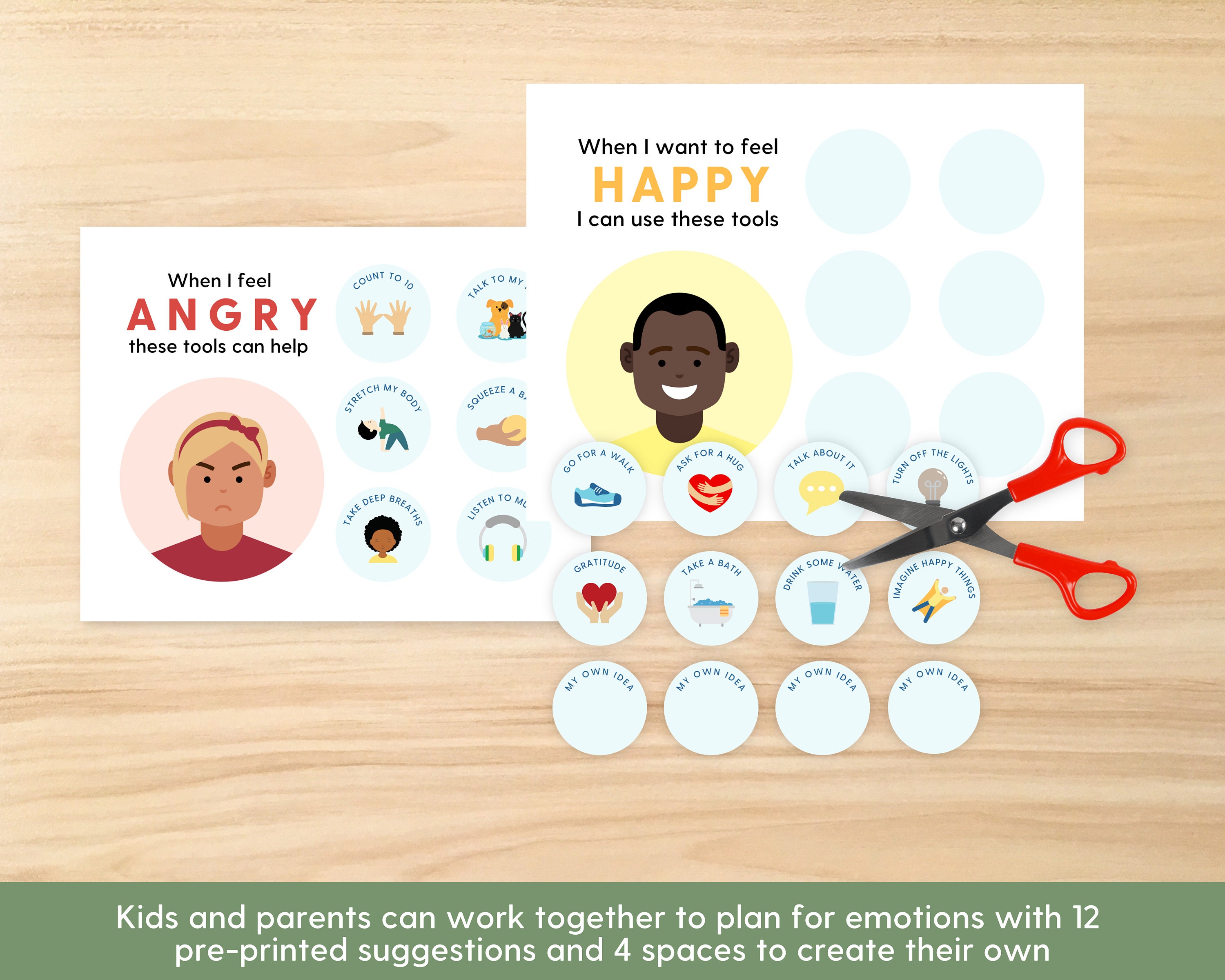 Feelings Kit for Kids Calm Down Corner Mindfulness | Etsy