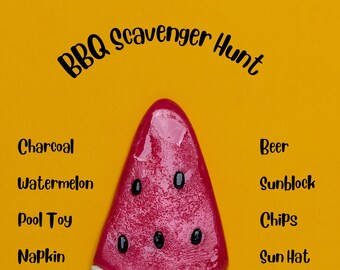 Scavenger Hunt Bbq - Etsy