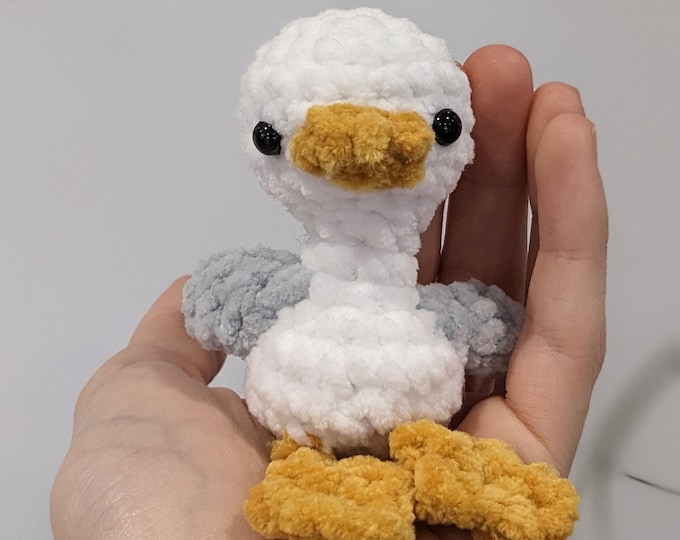Floppy Gull Plush// Crochet Seagull// Crochet Car Hanger// - Etsy