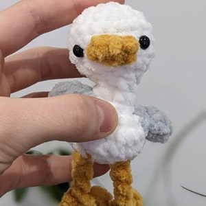 Floppy Gull Plush// Crochet Seagull// Crochet Car Hanger// Crochet ...