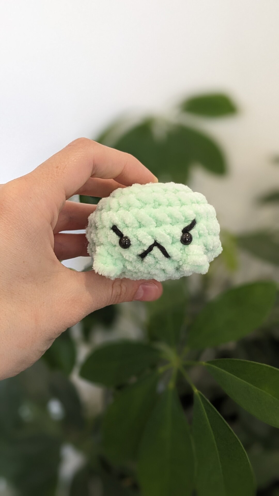 Squishy Angry Rain Frog// Crochet Desk Pet//crochet Frog// Crochet Gift ...