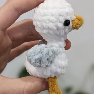 Floppy Gull Plush// Crochet Seagull// Crochet Car Hanger// Crochet ...