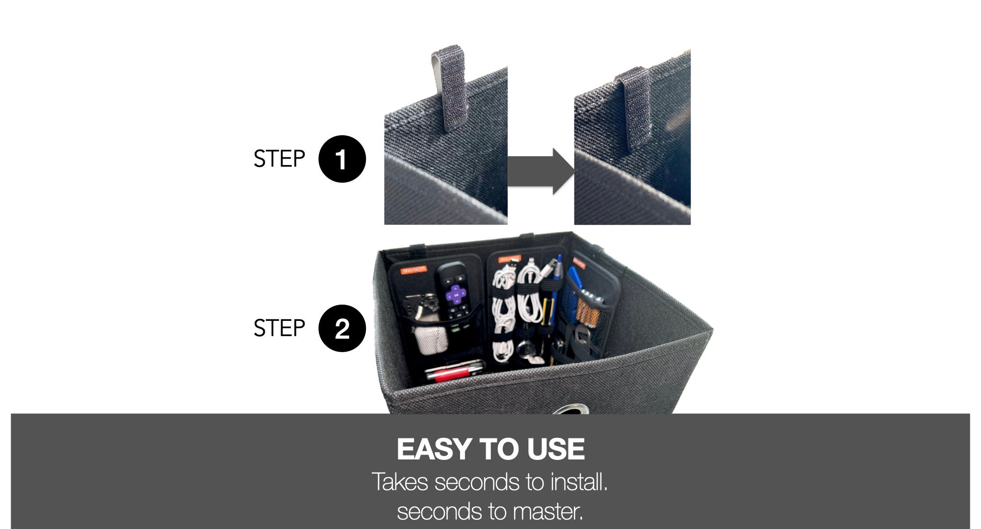 Organizers for Cube Bin, Backpack, and Drawer. 2 PACKS, Organizer Panel ...