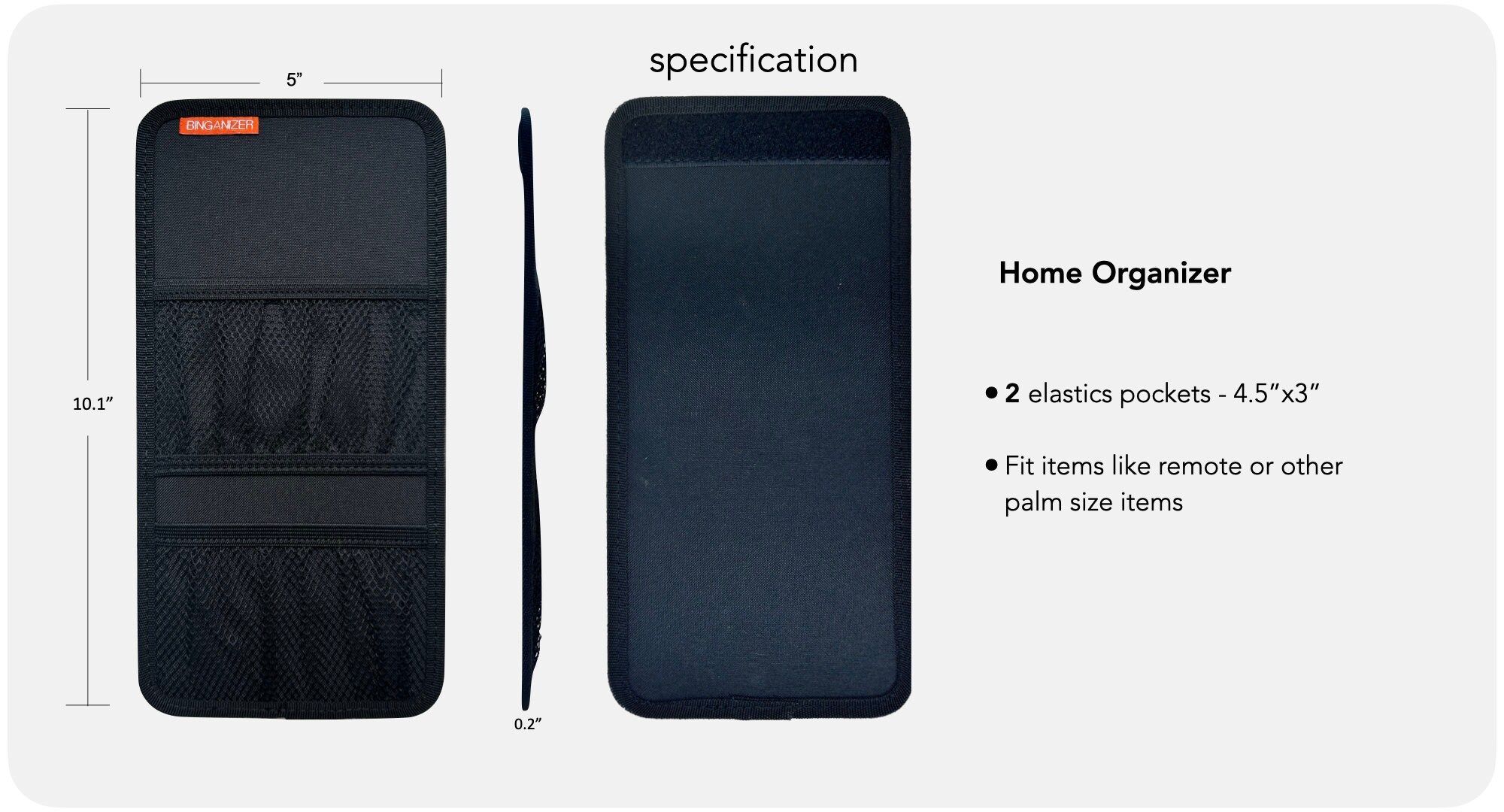 Organizers for Backpack, Cube Bin and Drawer. 2 PACKS, Elastic ...