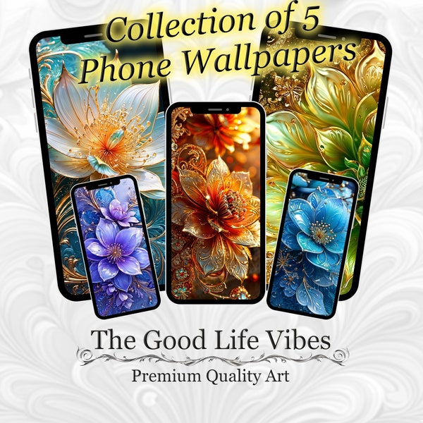 Phone Floral Botanical Abstract Surreal 4K Wallpapers 4K Android 3D ...