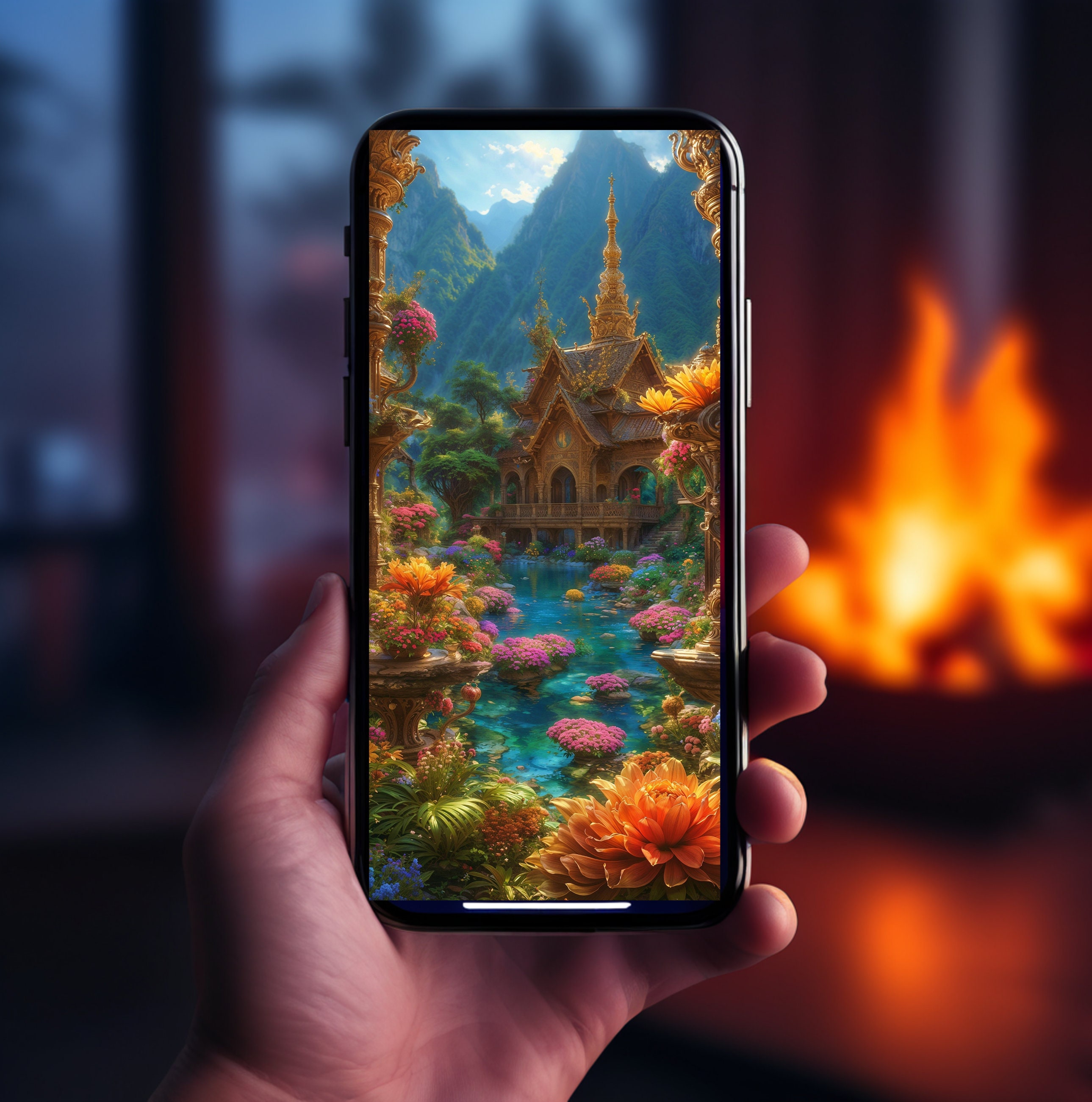 Forest Landscape Phone 4K Wallpaper Bundle, 3D Nature iPhone Wallpaper ...