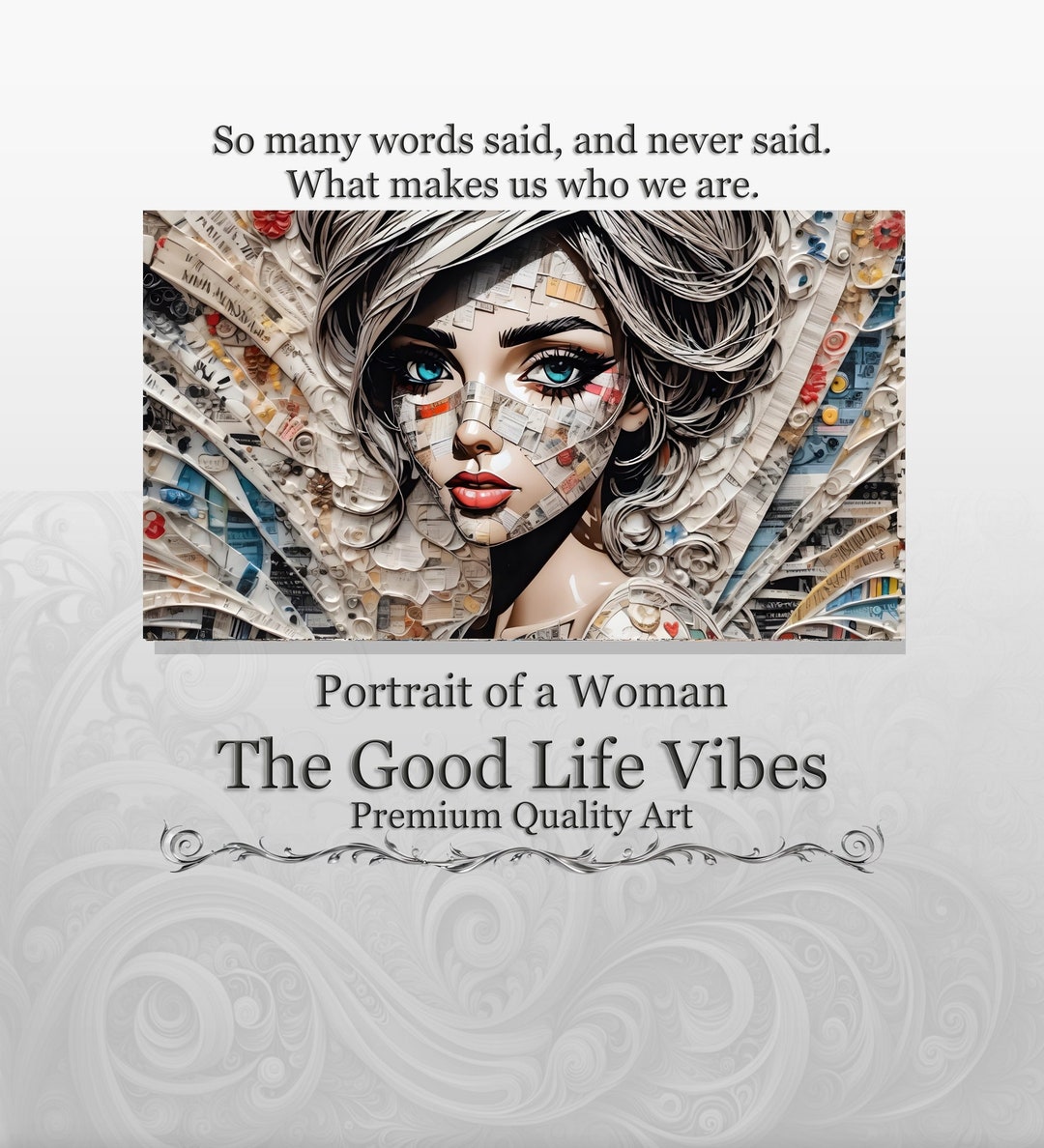 Woman Portrait Collage Art Samsung Frame TV Desktop Wallpaper Mother ...